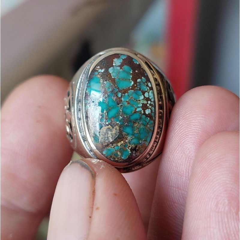Jual natural Pirus Persia lawas 17 x 12 x 5 mm | Shopee Indonesia