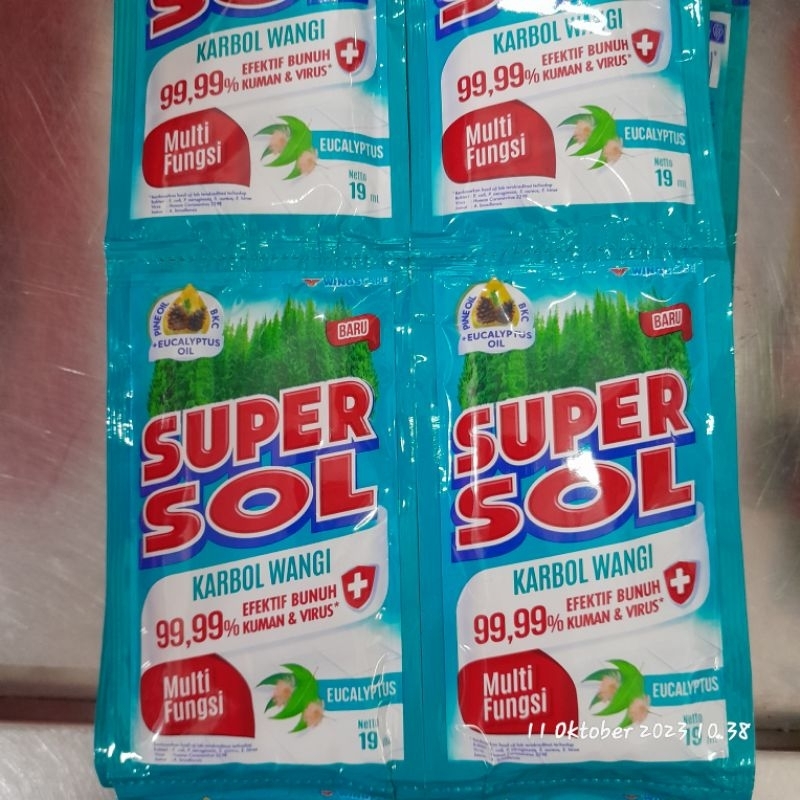 Jual SuperSol Karbol Wangi Pembersih Lantai Sachet - Super Sol Karbol ...
