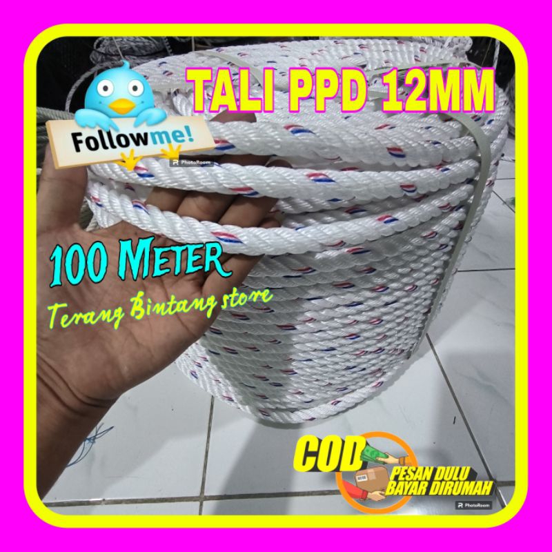 Jual TALI TAMBANG 12MM 100 METER,TALI PENGIKAT BARANG TRUCK,FUSO ...