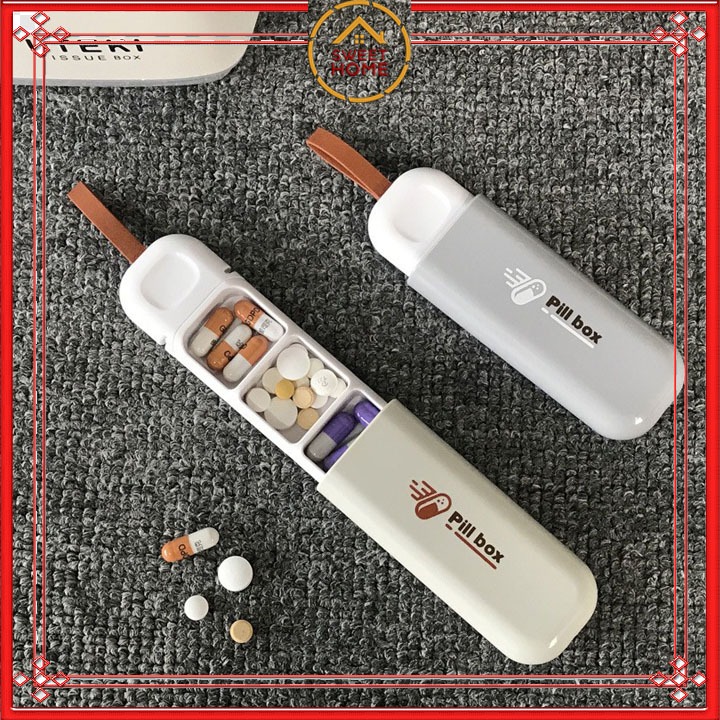 Jual 3 Grid Portable Mini Tablet Dispenser Pill Box Untuk Obat Wadah ...