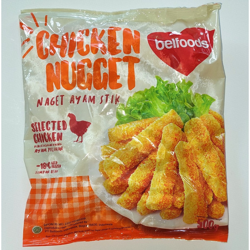 Jual Belfoods Favorite Chicken Stick Nugget 500 Gr | Shopee Indonesia