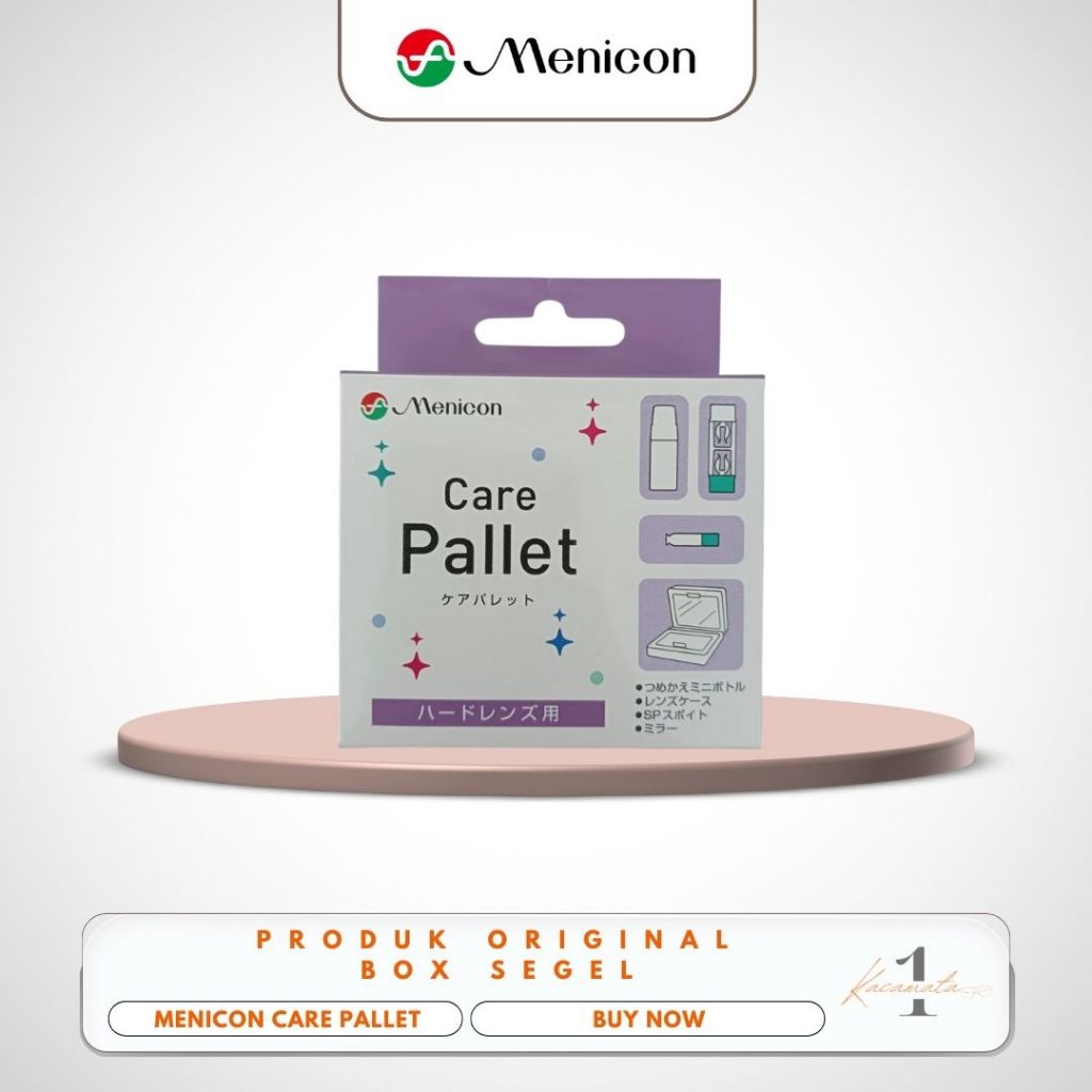 Jual Menicon care pallet / Menicon starter pack / Menicon care pallette ...
