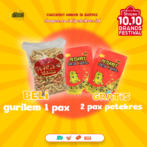 Jual Petekres Official - Paket Hemat Kerupuk Ikan Gurilem Baby Fish ...