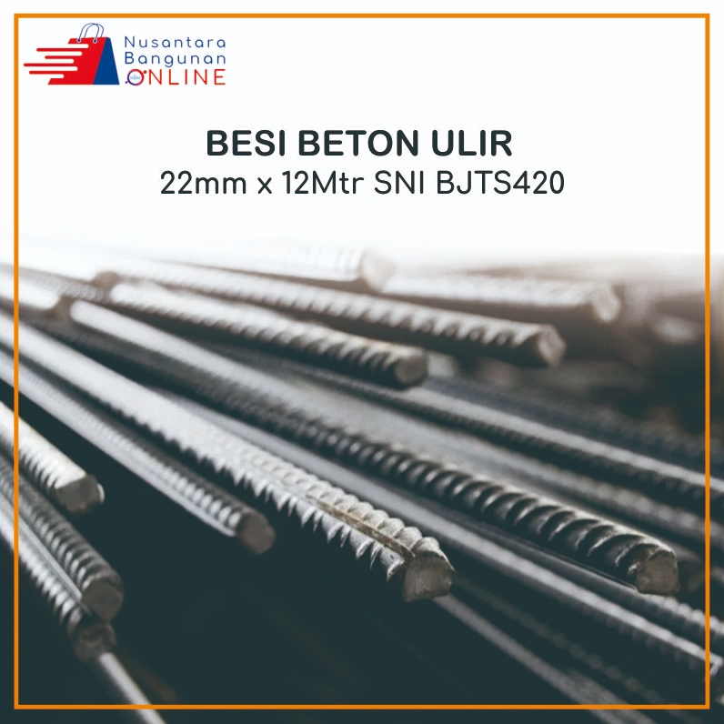 Jual Besi Beton Ulir 22mm x 12Mtr SNI BJTS420 | Shopee Indonesia