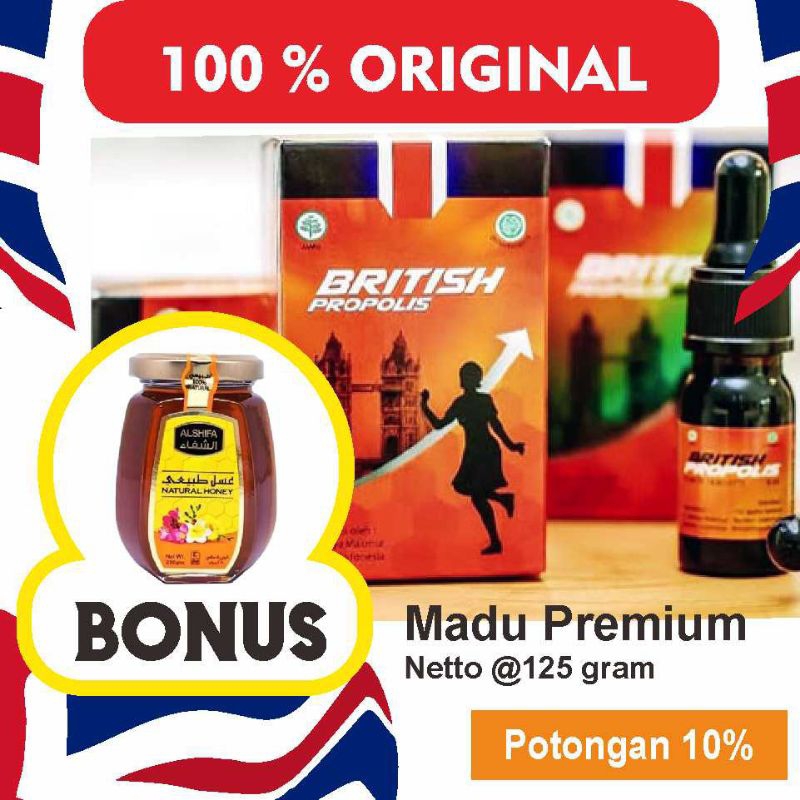 Jual BRITISH PROPOLIS ORIGINAL 100% | Shopee Indonesia