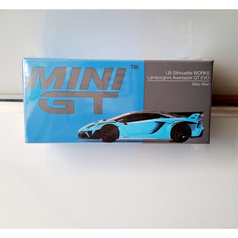 Jual Mini GT Lamborghini Aventador GT Evo Baby Blue LBWK | Shopee Indonesia