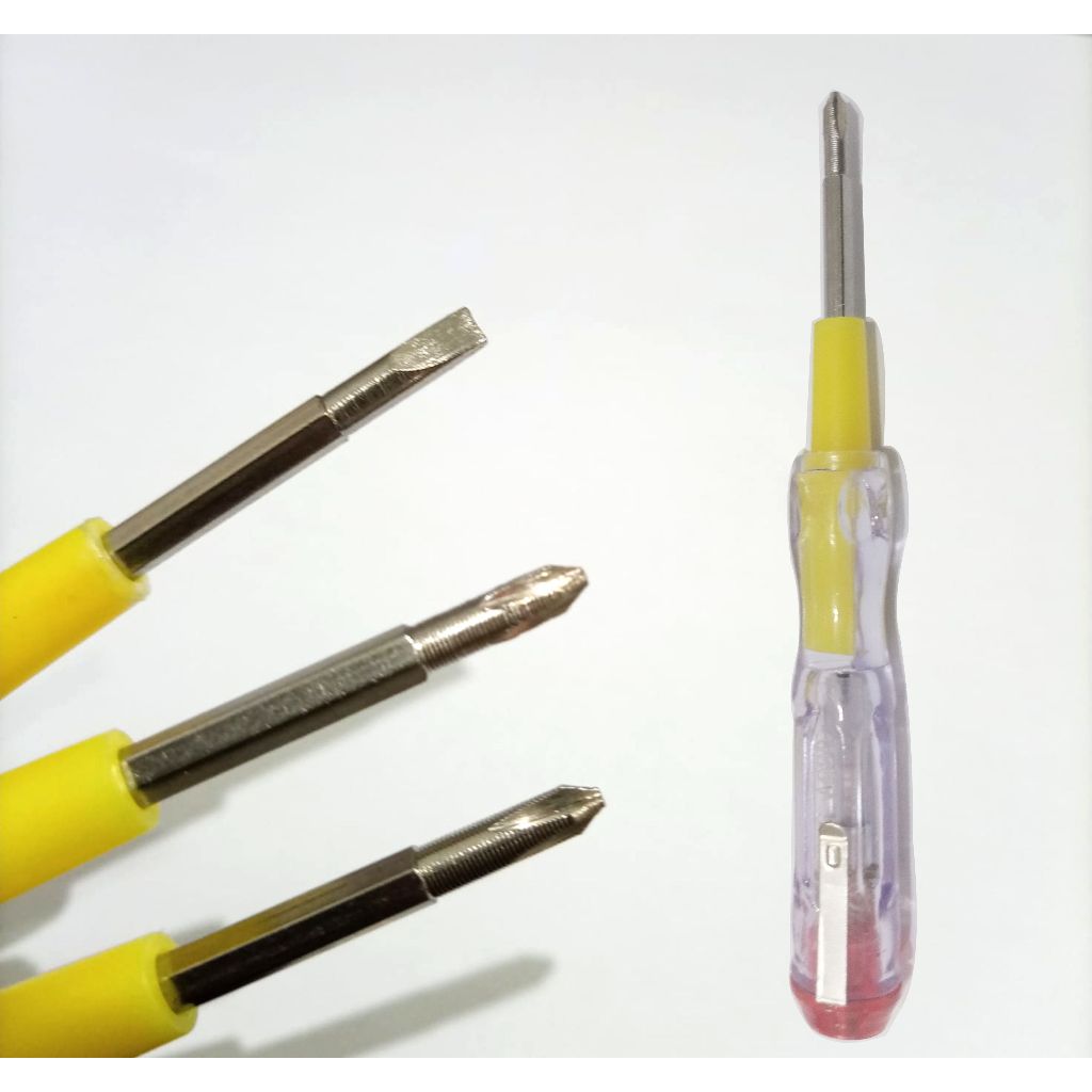 Jual OBENG TEST PEN SUPER MURAH, OBENG (+)(-), OBENG TESTPEN 2 WAY ...