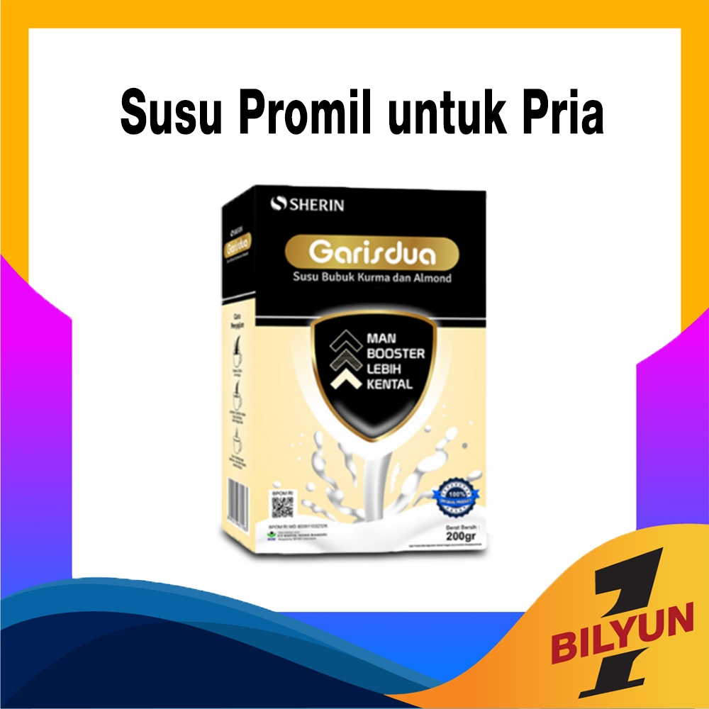 Jual SUSU PROMIL GARIS DUA Original Vitamin Promil Untuk Suami | Shopee ...