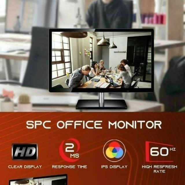 Jual SPC Monitor Komputer LED 19 Inch HD, Garansi Resmi | Shopee Indonesia