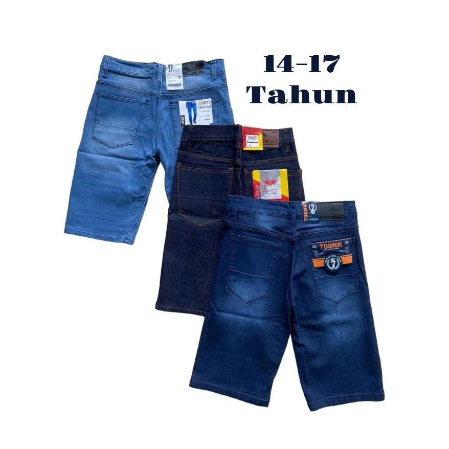 Jual Celana Pendek Jeans Anak Laki2 Cowok SMP Remaja Tanggung Usia Umur ...