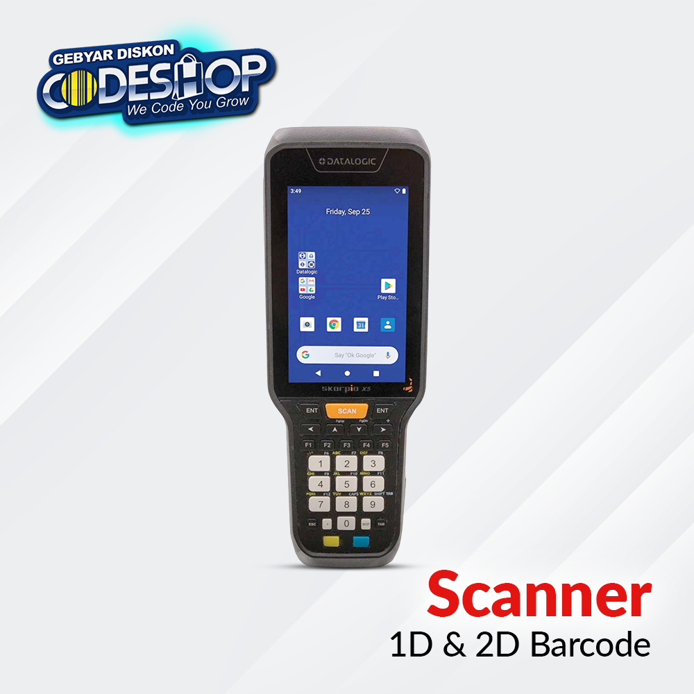 Jual Datalogic Skorpio X5 Mobile Barcode Scanner Handheld PDT PDA ...