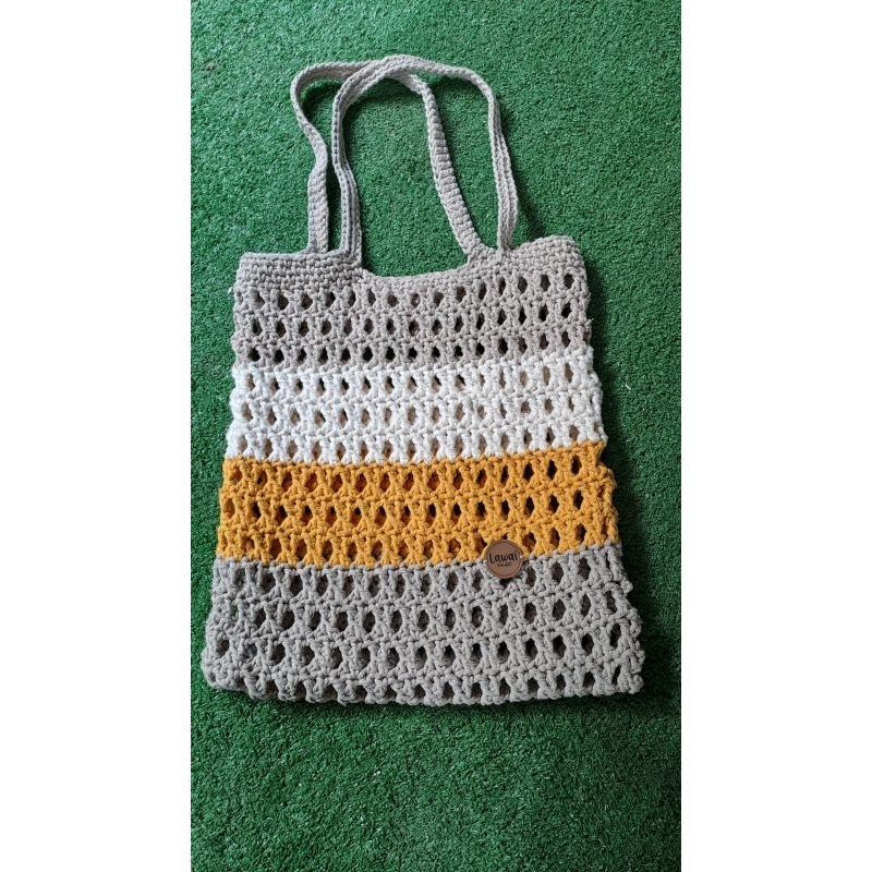 Jual Crochet Net Bag, Tote Bag Crochet. | Shopee Indonesia