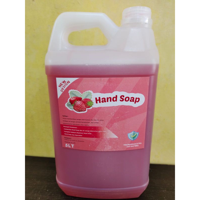 Jual HAND SOAP/sabun cuci tangan 5 Liter kental dan wangi. | Shopee ...