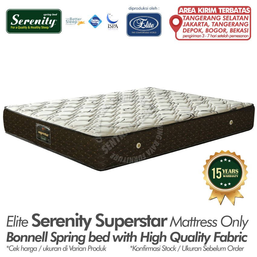 Jual Springbed ELITE SERENITY SUPERSTAR 90 x 200 cm - kasur spring bed elite serenity Superstar ...