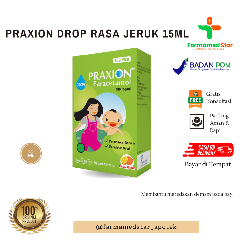 Jual PRAXION DROP RASA JERUK 15ML | Shopee Indonesia