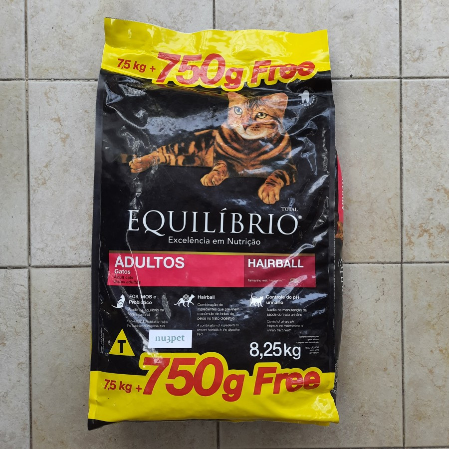 Jual Equilibrio Adult 7,5Kg 7,5 kg FREE 750gr = 8,25kg Cat Food ...