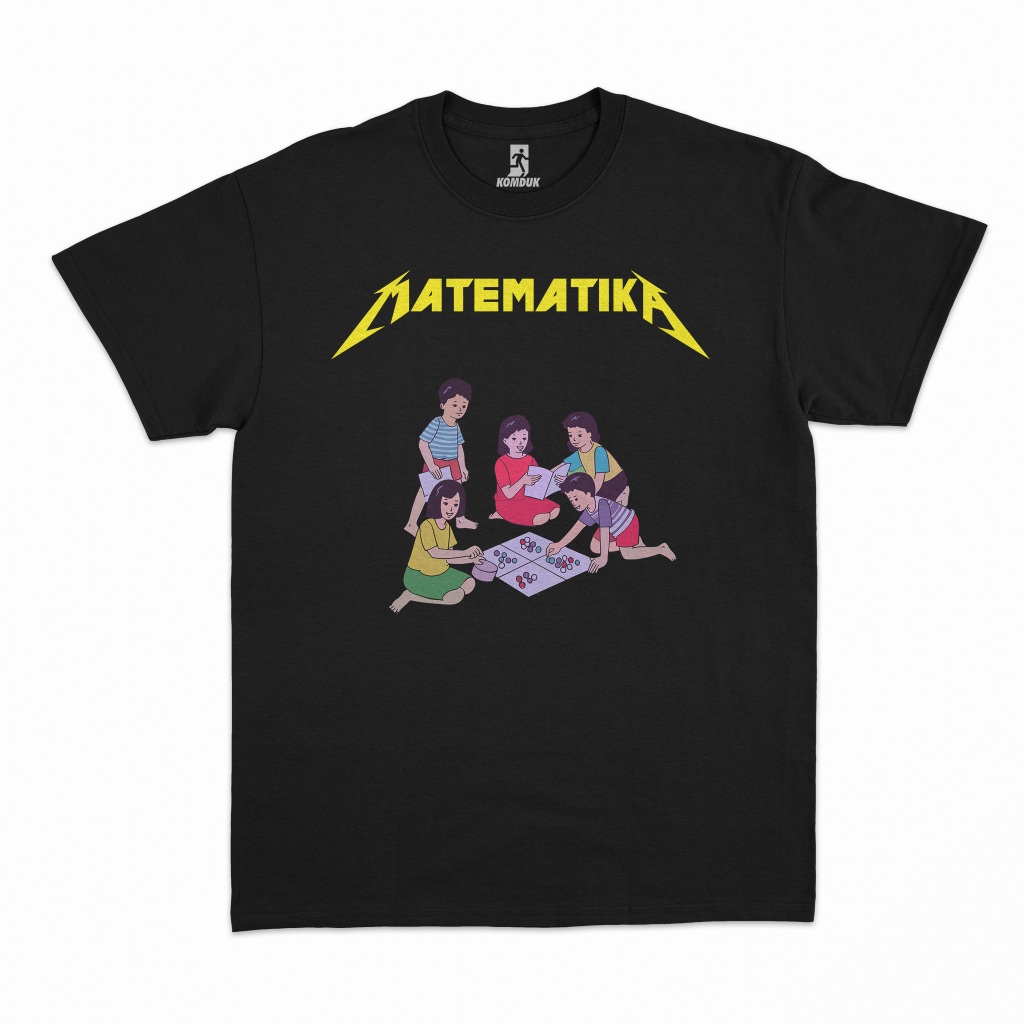 Jual Kaos Musik Band Matematika Metallica Parody | Tshirt Komduk ...