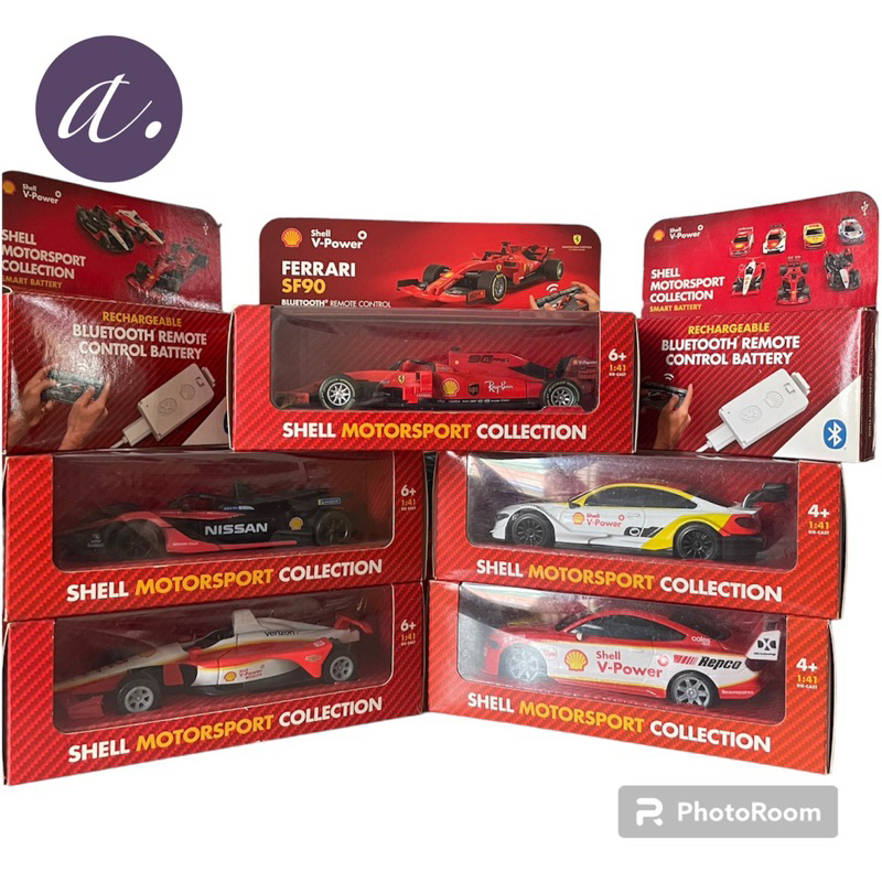 Jual Diecast Shell Motorsport Collection Lengkap 1 Set plus Battery ...