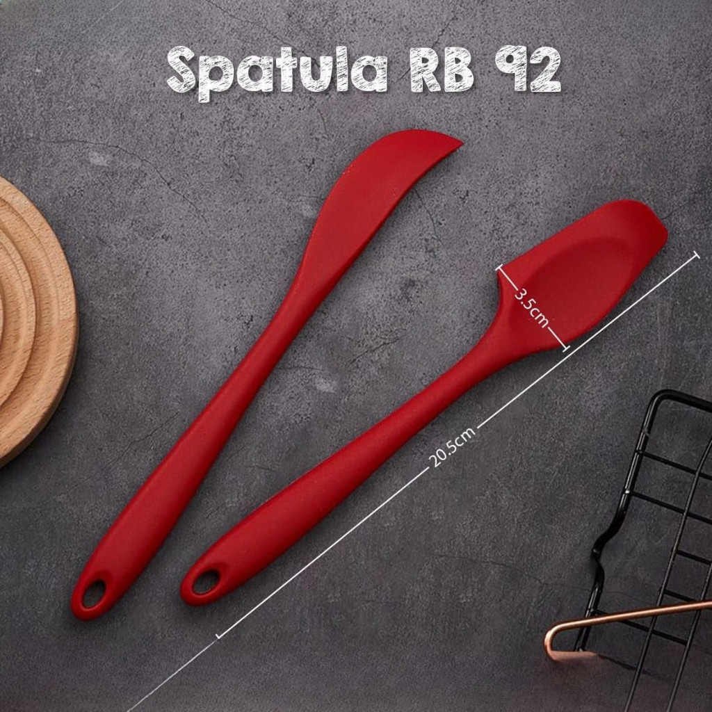 Jual Spatula RB 92 | Spatula Set Silicon (1 Bal 12 Set) | Shopee Indonesia