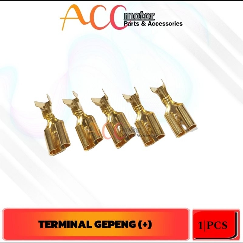 Jual TERMINAL SKUN GEPENG (+) KUNING | Shopee Indonesia