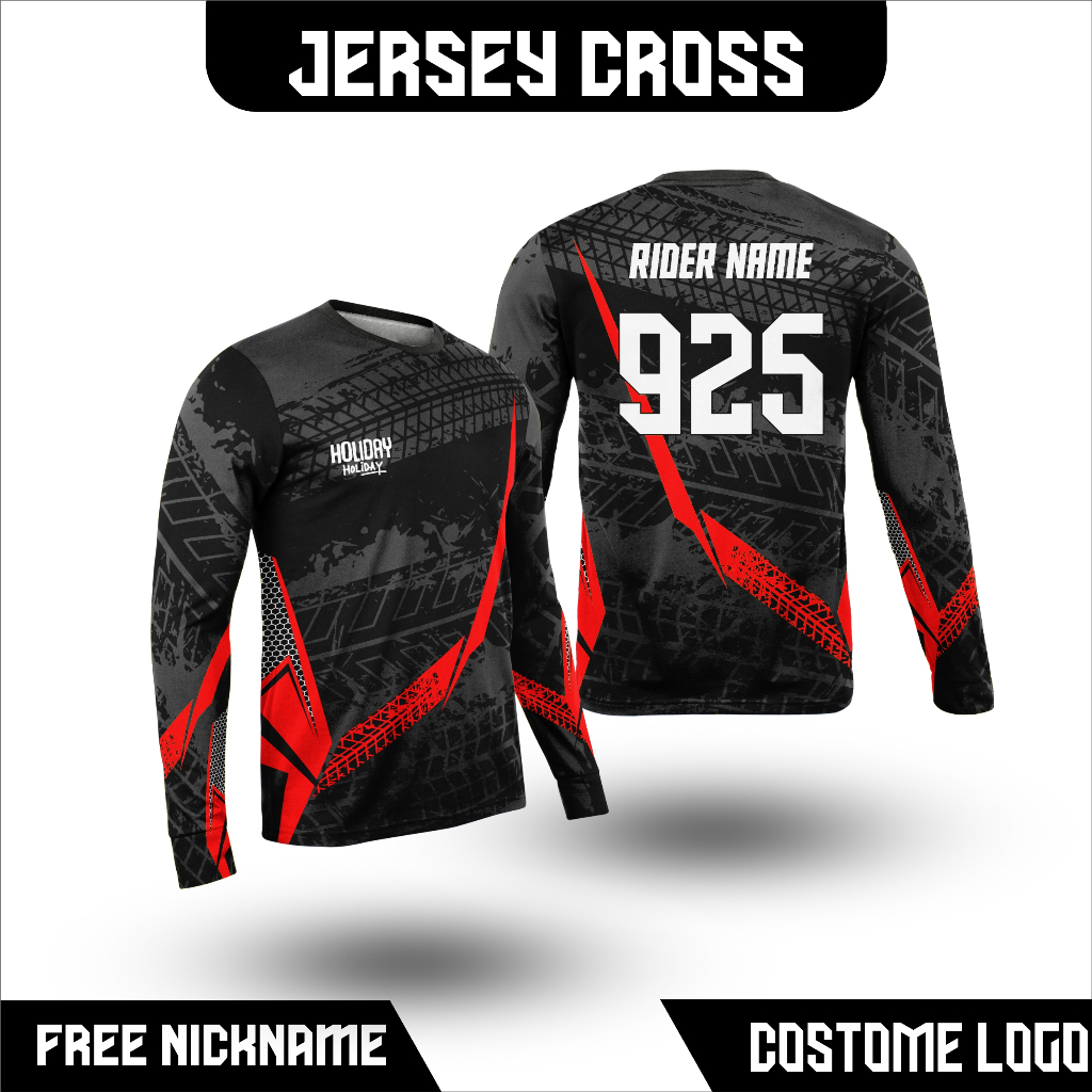Jual JERSEY CROSS DEWASA CUSTOM LENGAN PANJANG | Shopee Indonesia