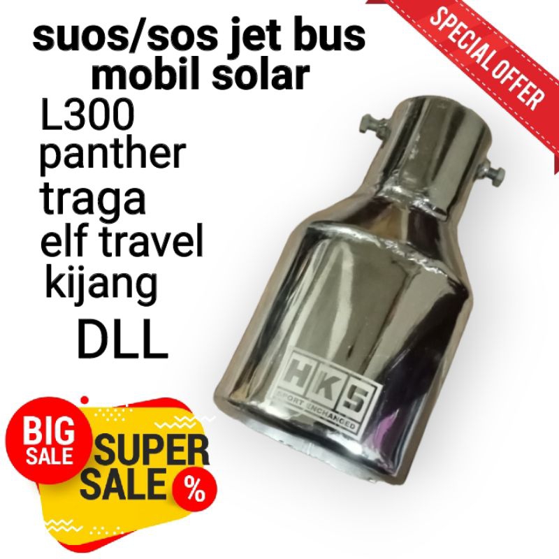 Jual knalpot suos sos jet bus oval mobil solar model baut l300,panther ...