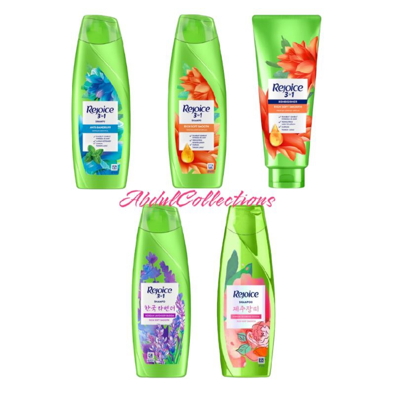 Jual REJOICE Shampo Dan Conditioner 150ml | Rich Soft | 3in1 Hijab Anti Ketombe | Korean Jeju ...