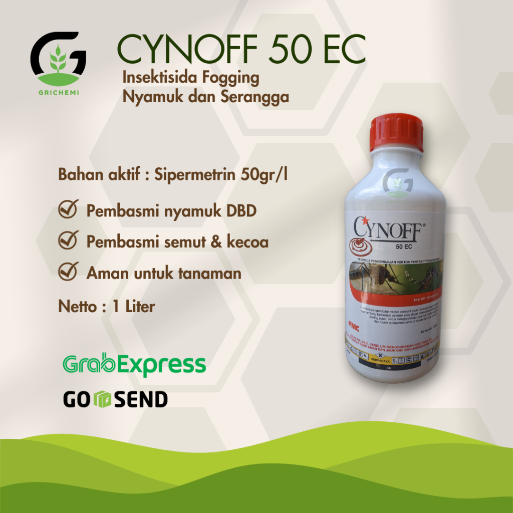 Jual CYNOFF 50 EC 1 LITER OBAT FOGGING CAIRAN FOGGING NYAMUK DBD KECOA SERANGGA | Shopee Indonesia