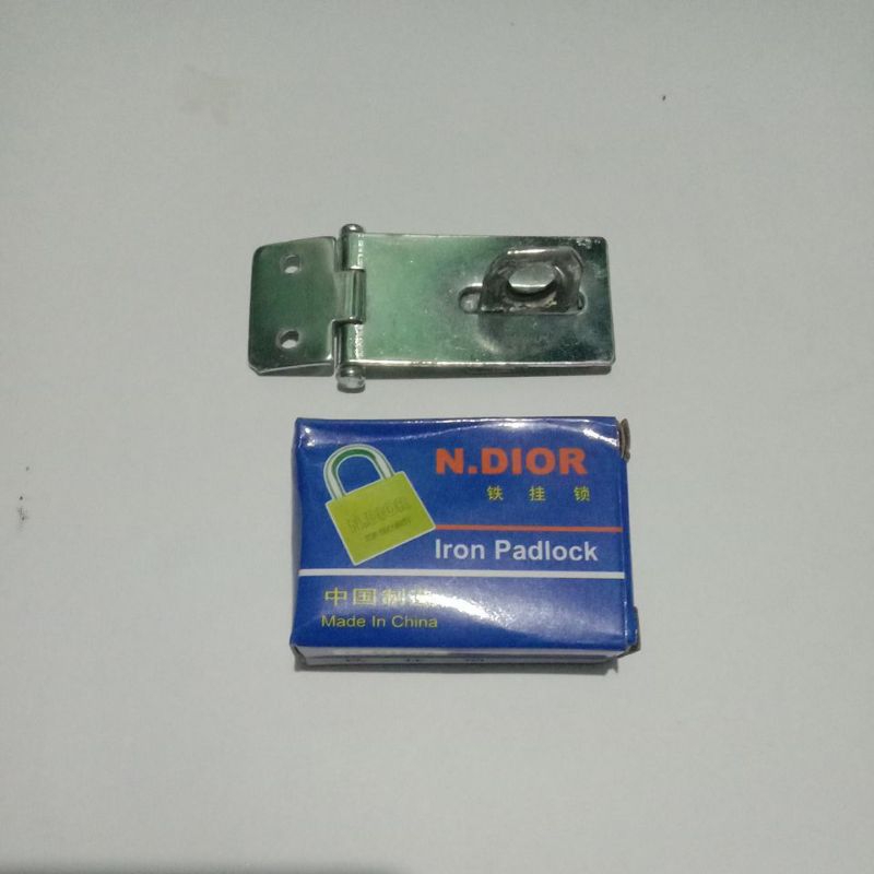 Jual GEMBOK DAN OVERPAL GALVANIS 2 INCH | Shopee Indonesia