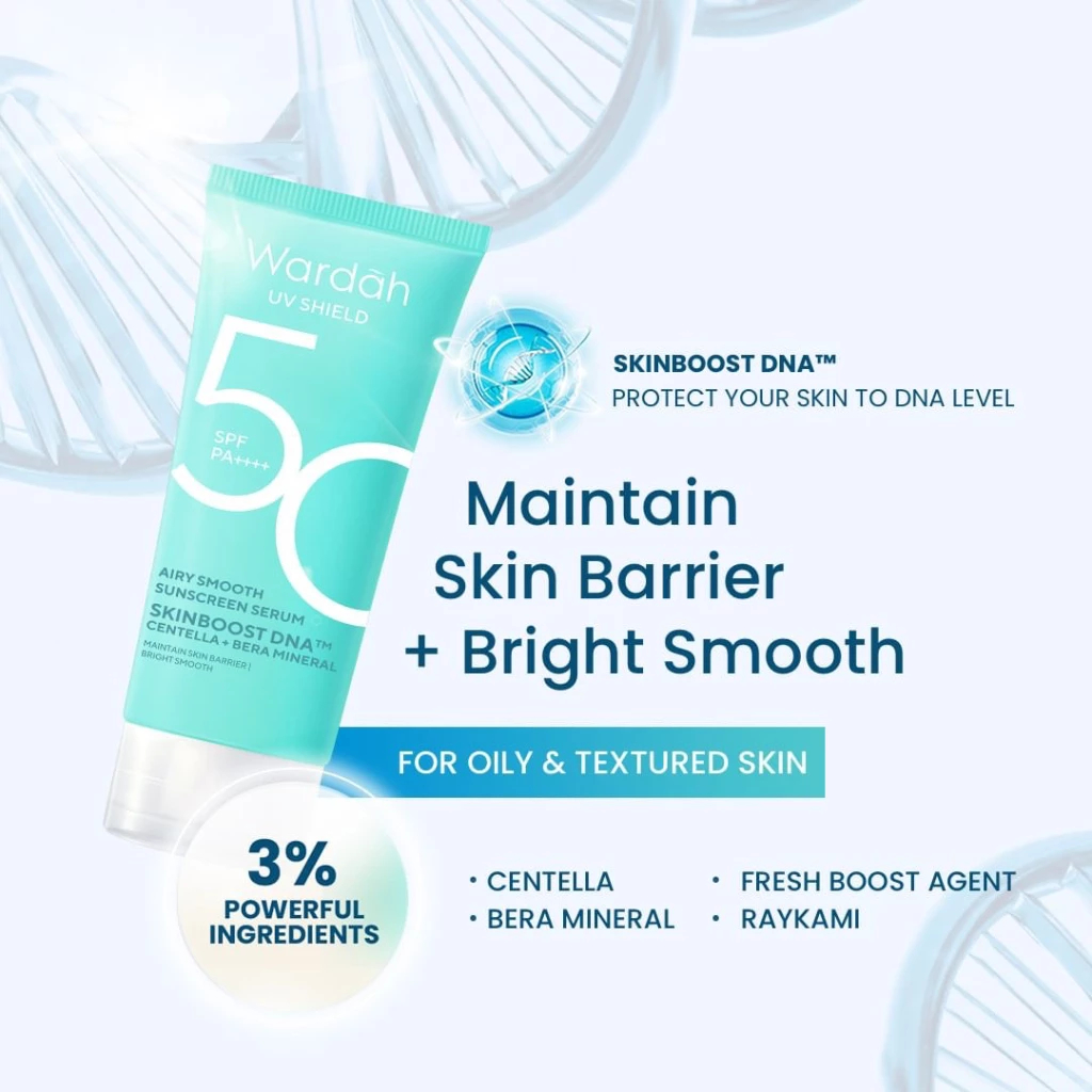 Jual WARDAH UV Shield Airy Smooth Sunscreen Serum Spf50 Pa++++ 25ml 40ml | Shopee Indonesia