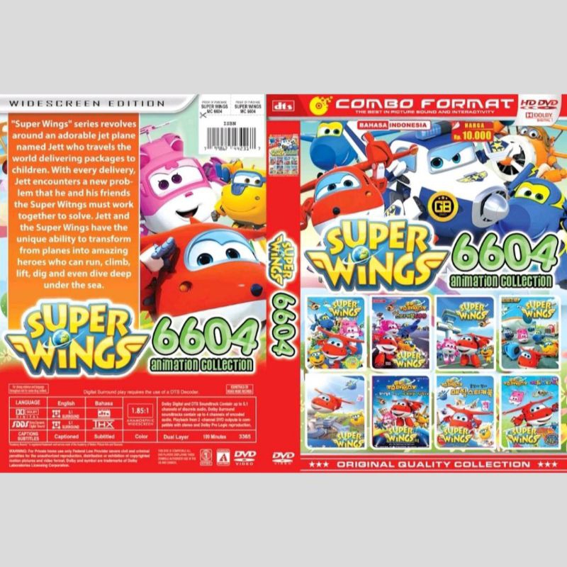 Jual KASET FILM KARTUN ANAK SUPER WINGS VOL 6604 | Shopee Indonesia