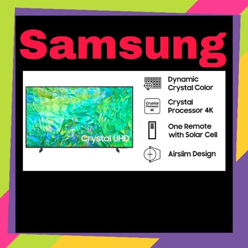 Jual Samsung Smart TV 43 inch Crystal UHD CU8000 dengan Dynamic Crystal ...