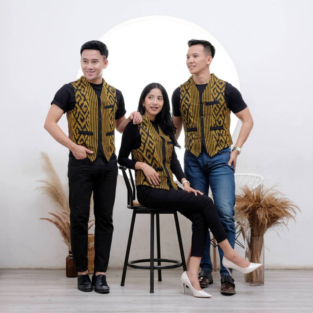 Jual KEISHAN.ID - VEST AZKA SLIMFIT toxedo unisex outer pria wanita ...