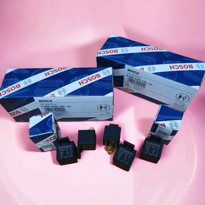 Jual Rellay Bosch relay Universal Relay klakson 12volt 30A 4pim Rellay ...