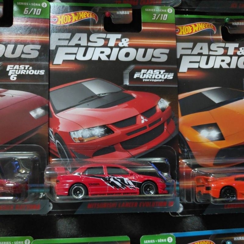 Jual hot wheels fnf wave 2 nissan skyline mazda rx7 lancer evo ...