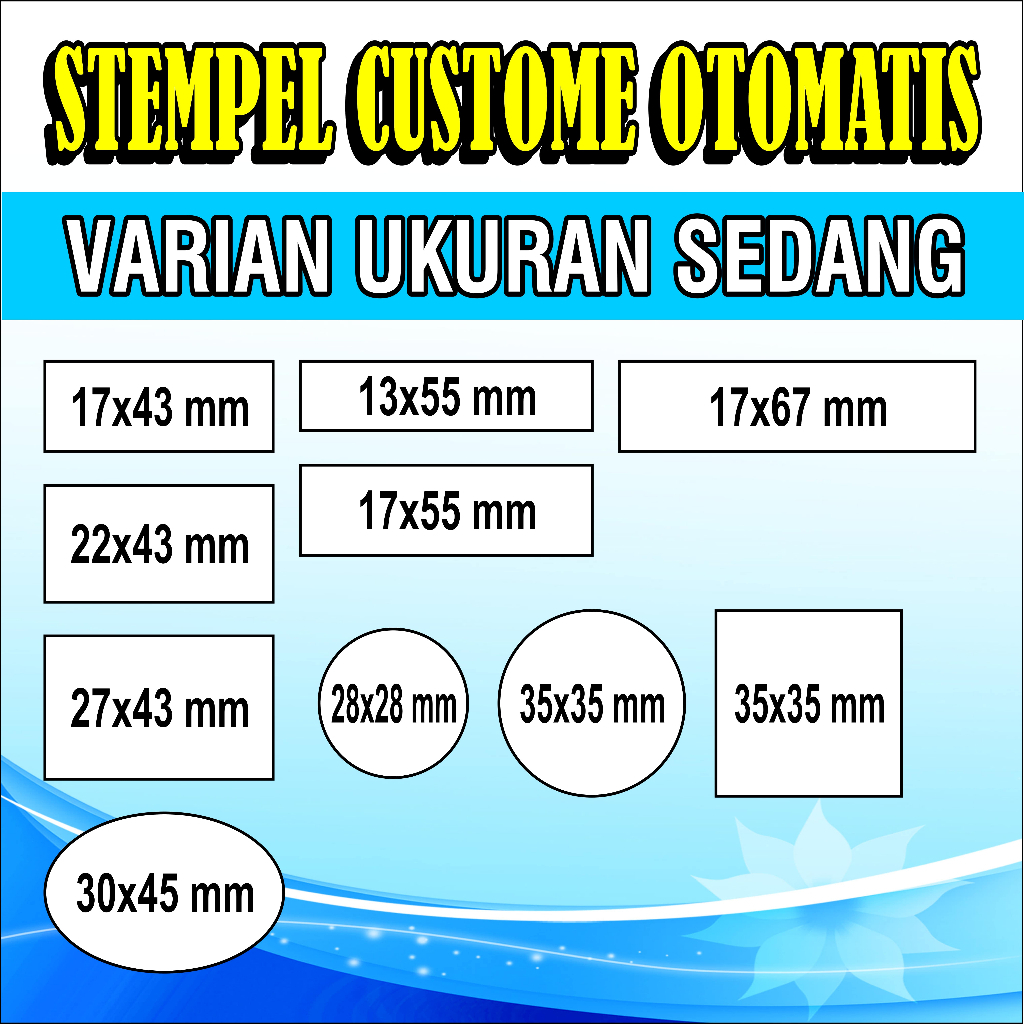 Jual Stempel Custom / Stempel Flash / Stempel Otomatis DESAIN GRATIS ...