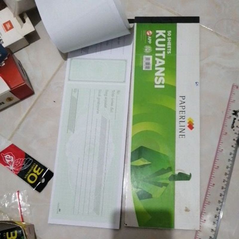 Jual Nota Kuitansi 50 sheets rangkap 1 kwitansi besar | Shopee Indonesia