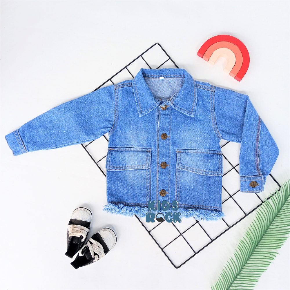 Jual Jaket Anak Bahan Jeans 1-4 Tahun Model Hazel | Hazel Jeans Jacket ...