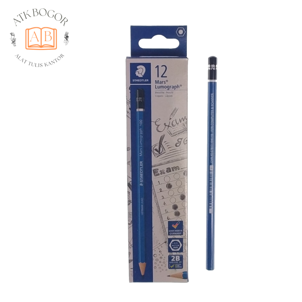 Jual Pensil 2B Untuk Ujian Komputer Staedtler Made in Germany Mars ...