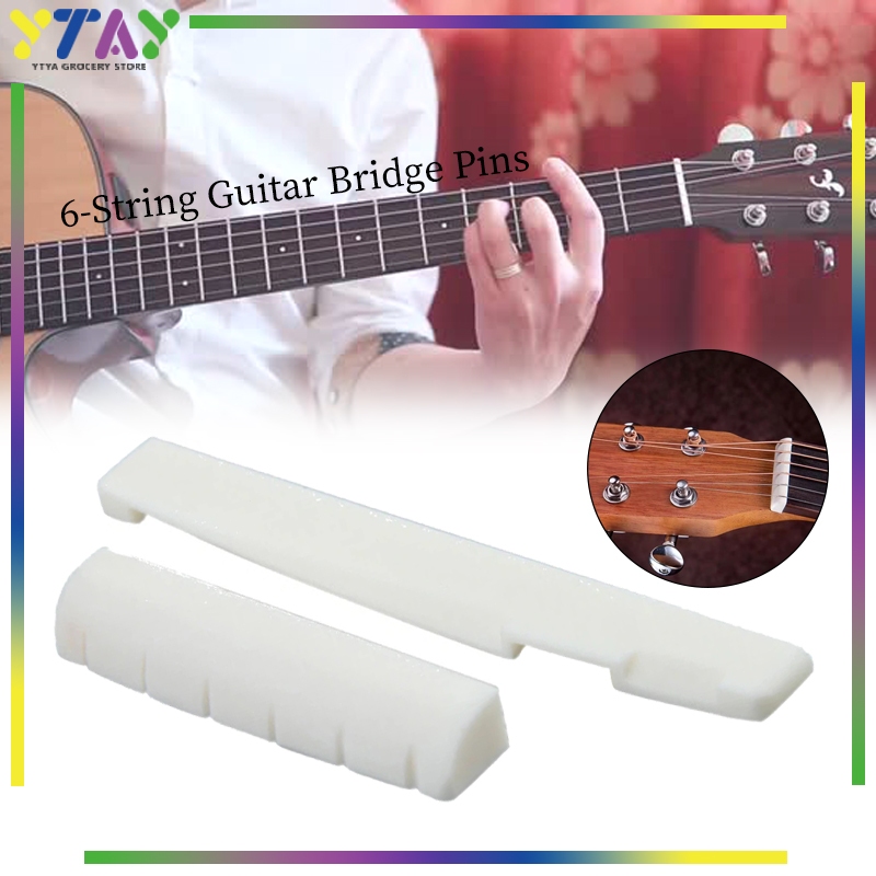 Jual 4pcs Bridge Nut Saddle/6 Senar Bahan /Saddle Gitar Akustik/Tulang ...