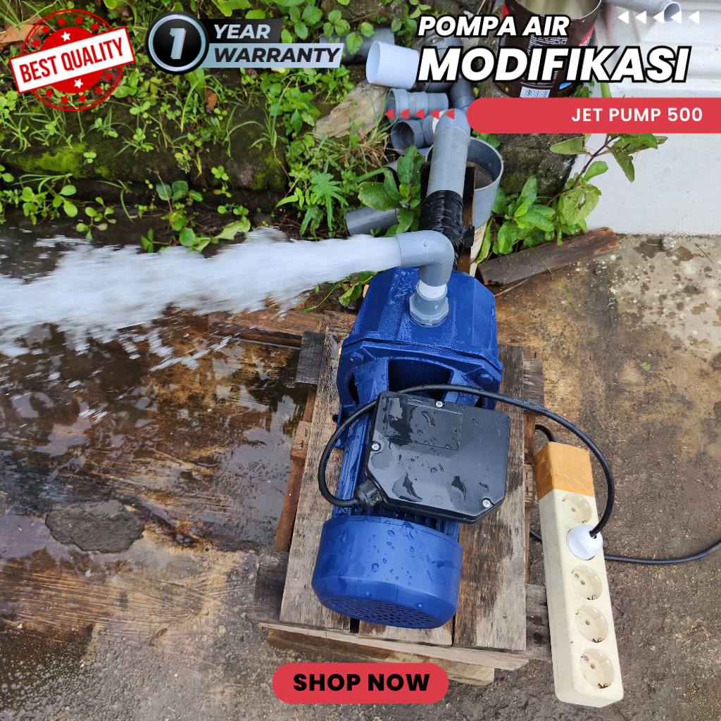 Jual Pompa Air Modifikasi ready jet pump 500 semburan air besar garansi ...