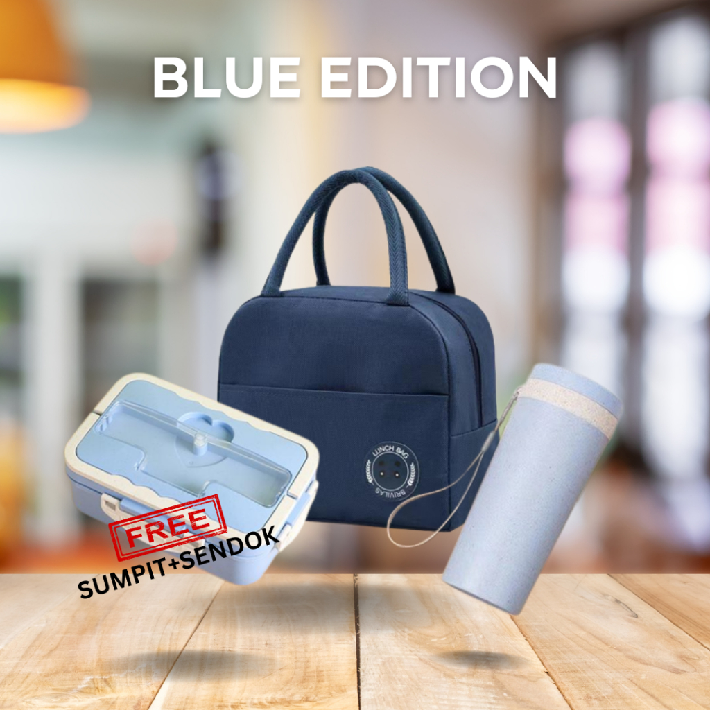 Jual VOOVA PAKET 3 IN 1 KOTAK MAKAN + BOTOL MINUM | 3 IN I LUNCH BOX SET | COMBO BACK TO SCHOOL ...
