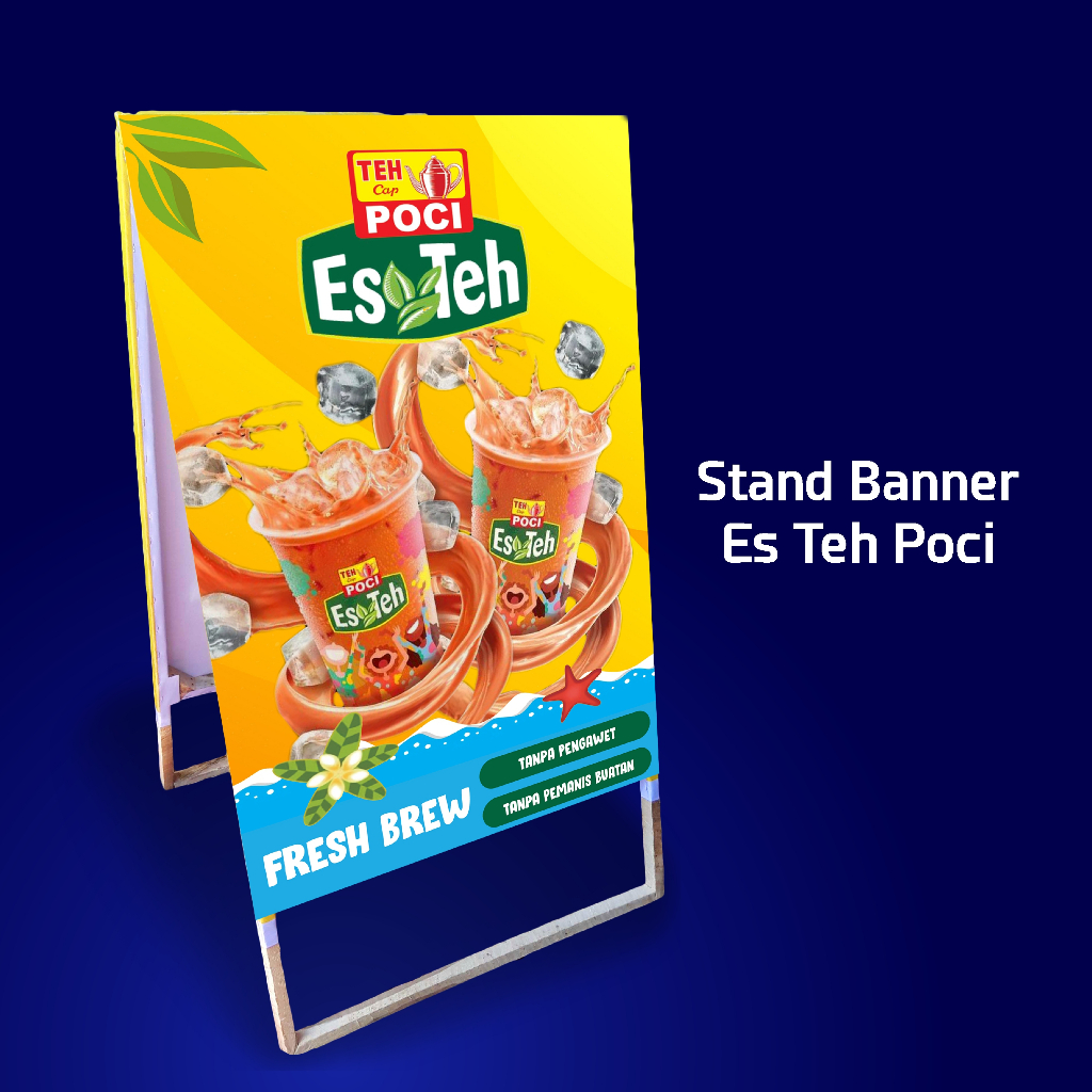 Jual Stand Banner Es Teh Poci | Shopee Indonesia