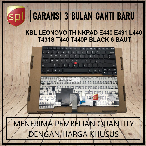 Jual Keyboard Lenovo Thinkpad E440 E431 L440 T431S T440 T440P Black 6 ...