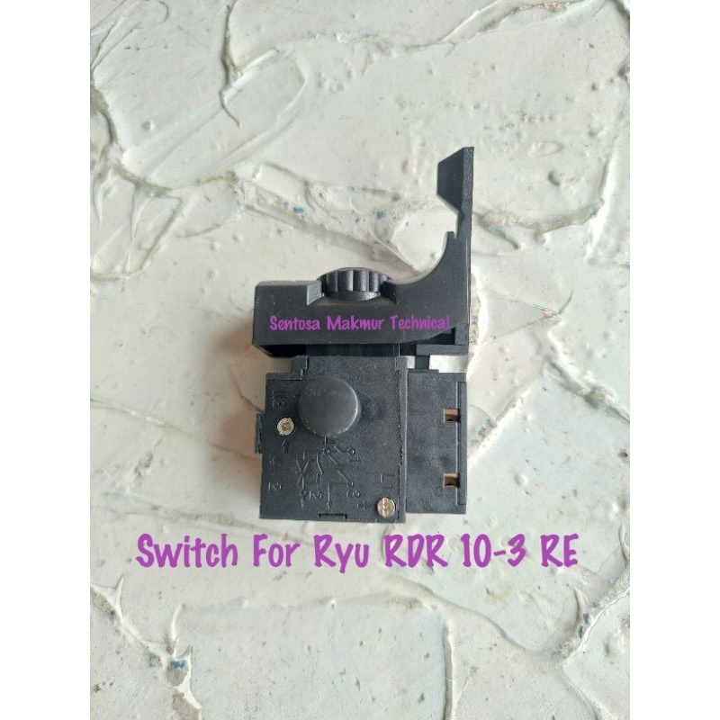 Jual RDR 10-3 RE 10 MM Switch Sakelar Saklar Bor RYU Bolak Balik 10mm ...