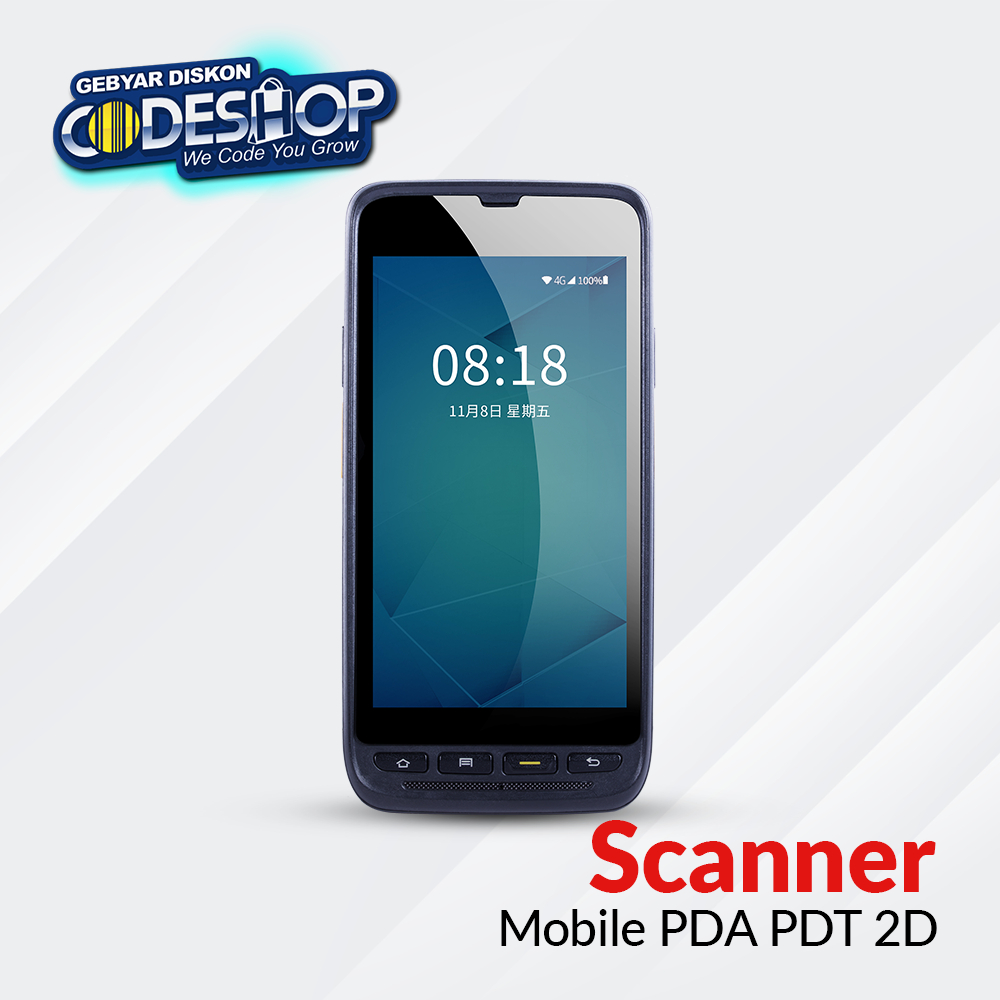 Jual iData 50P Mobile Barcode Scanner 2D PDA PDT Android Touchscreen ...