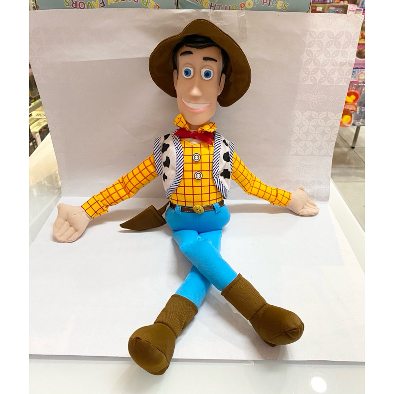 Jual Boneka film animasi kartun viral koboy Toy Story Woody muka karet ...