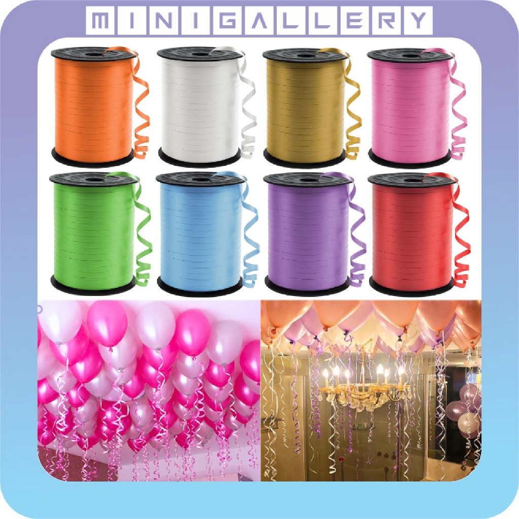Jual Pita Balon Tali Balon Curly Ribbon Dekorasi Balon Latex Ulangtahun ...