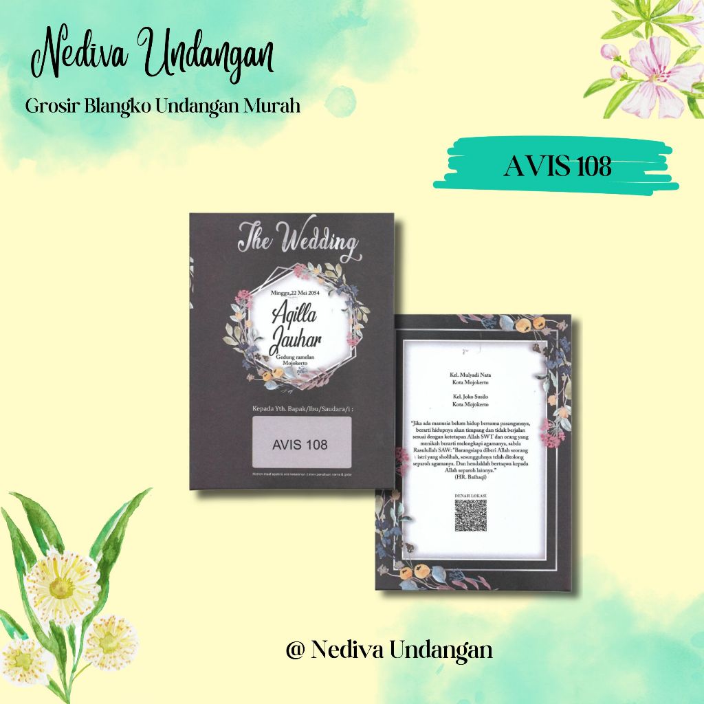 Jual Blangko Undangan Avis 108 Harga Murah | Shopee Indonesia