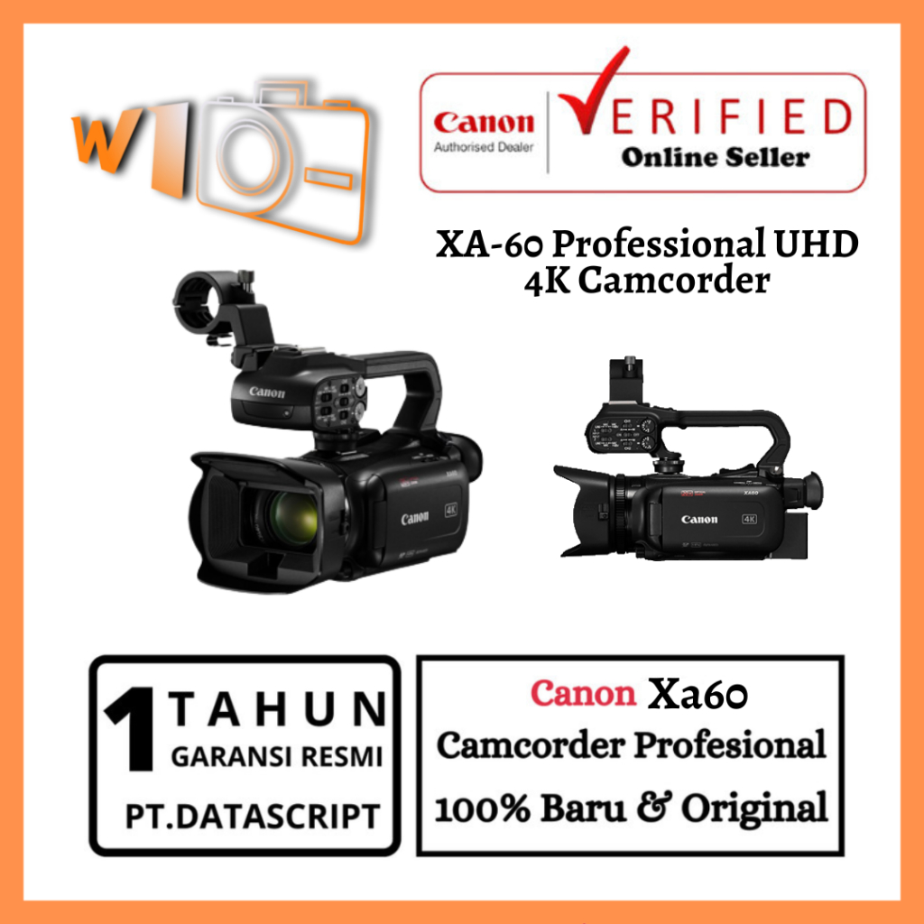 Jual Canon XA60 Professional UHD 4K Camcorder Garansi Resmi | Shopee Indonesia